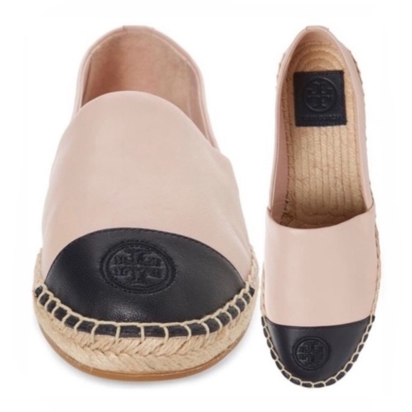 Tory Burch | Shoes | Tory Burch Blush Pink Color Block Leather Slip On ...
